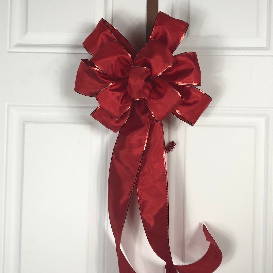 Red Ribbon, Red Bow, Support Bow, Health Care Support, Prayer Bow - Etsy