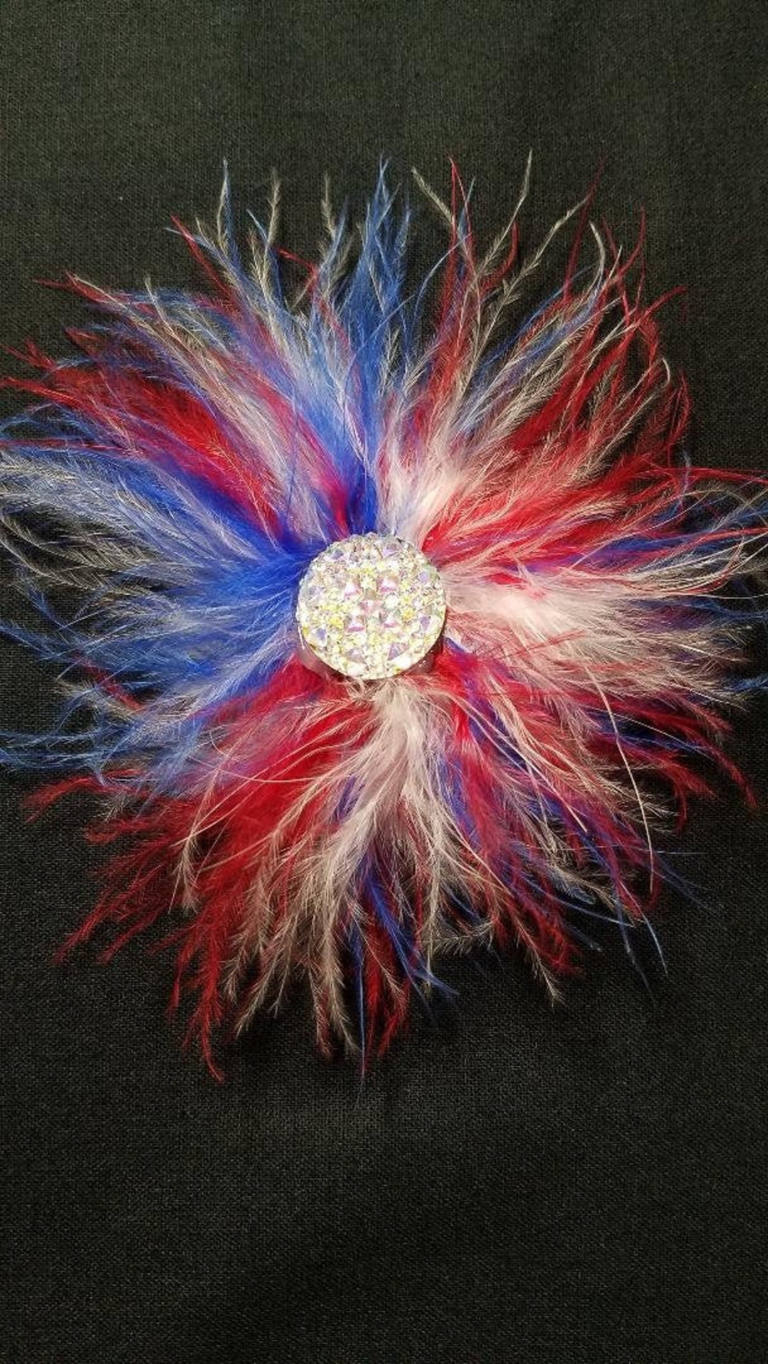 Feather Firework Hair Clip - Etsy