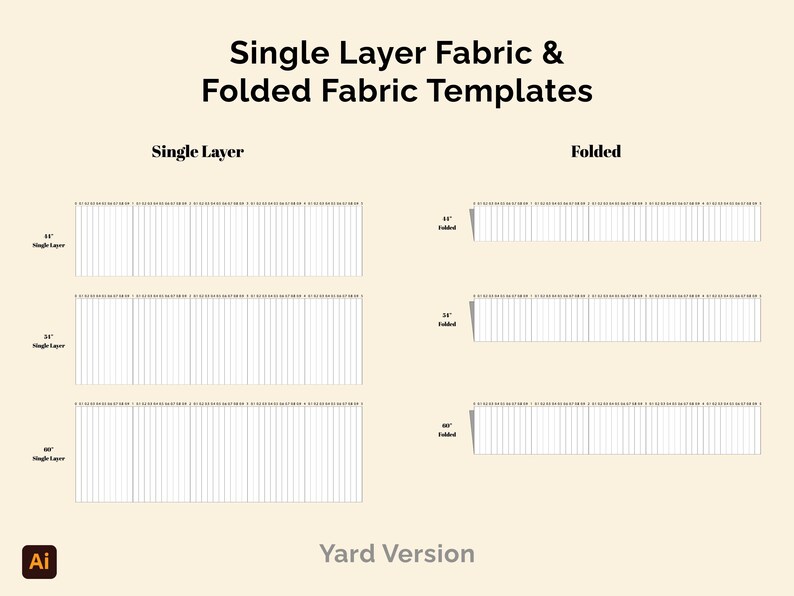 Adobe Illustrator Fabric Calculator | Sewing Pattern Tool (yard ...