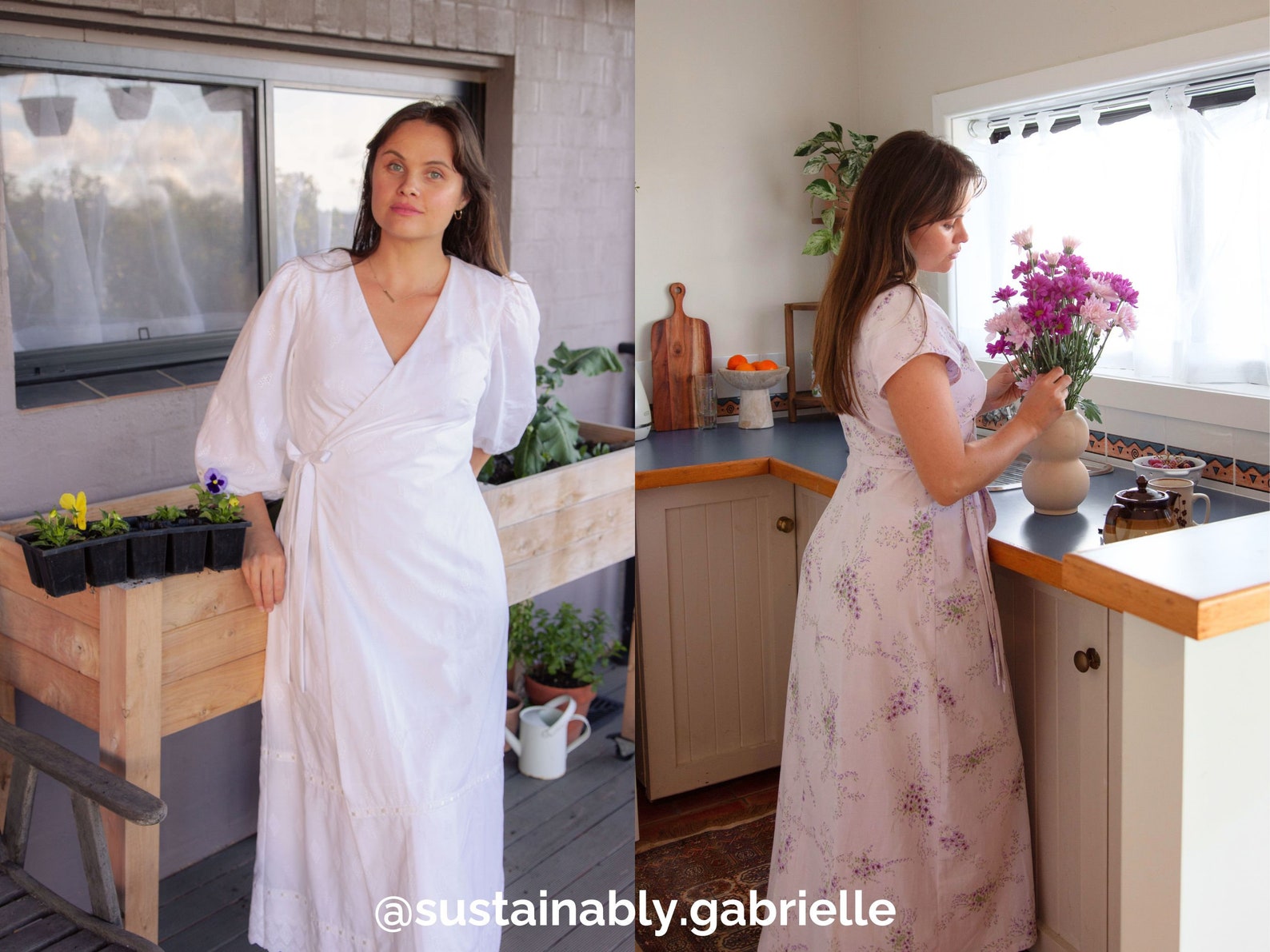 Willow Wrap Dress PDF Sewing Pattern | Size Inclusive A-Q Equal to 0-30 ...