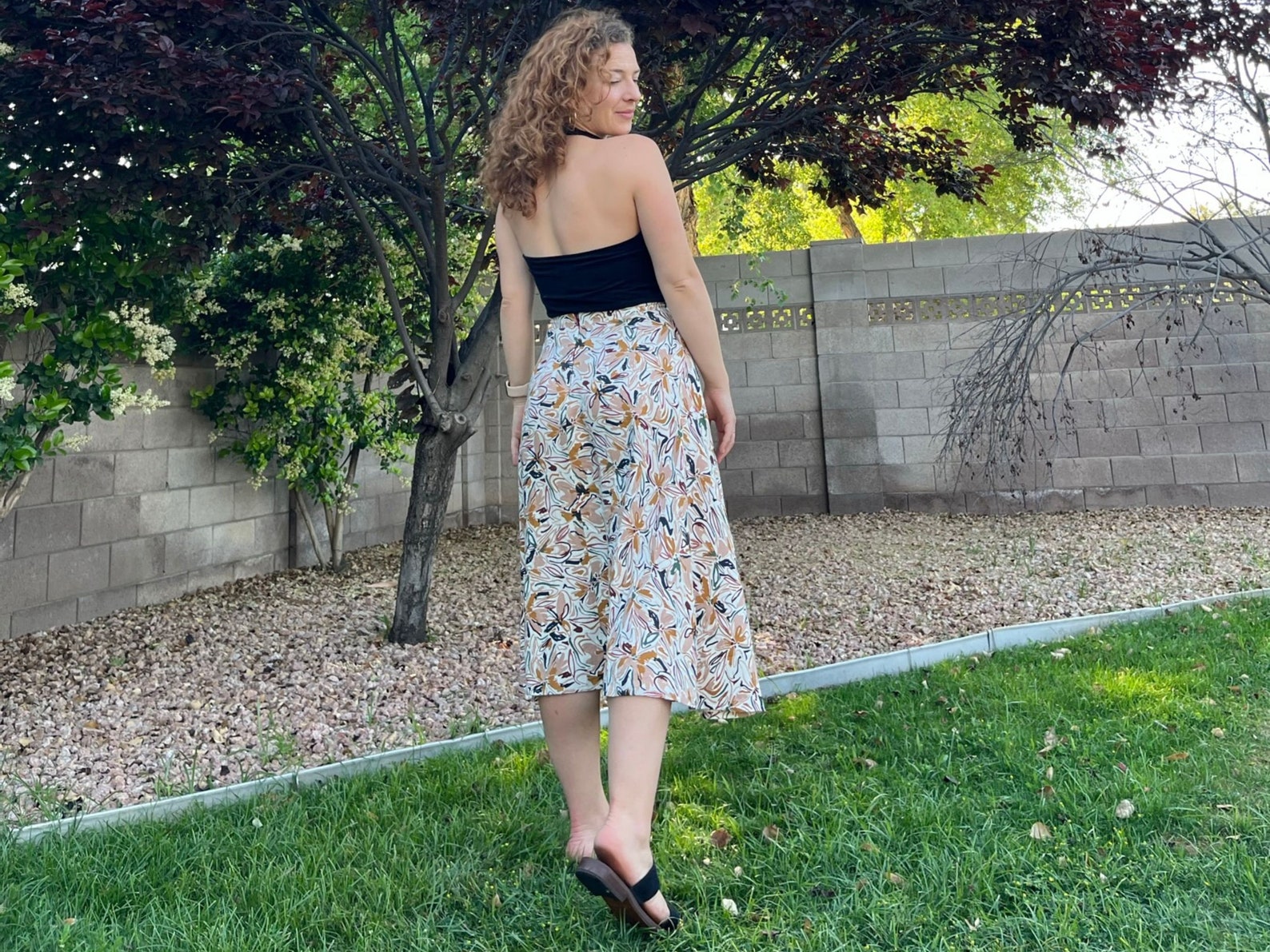 Lily Half Circle Midi Skirt PDF Sewing Pattern Beginner - Etsy