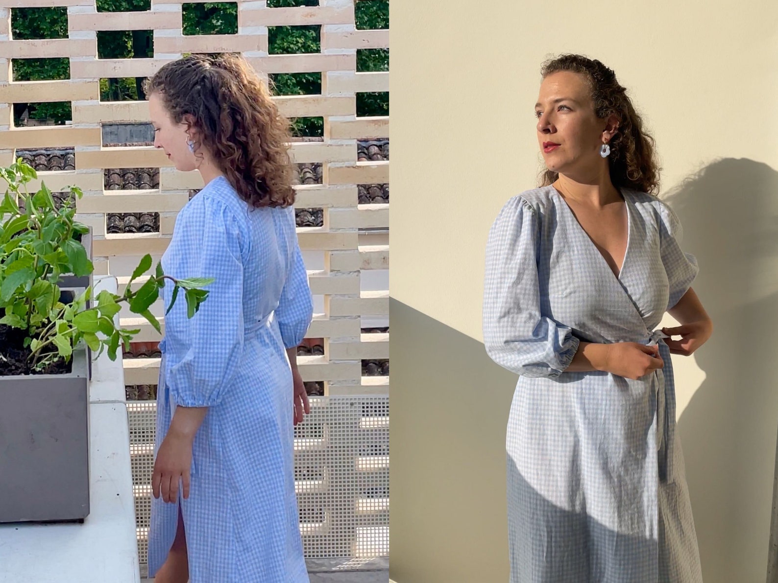 Willow Wrap Dress PDF Sewing Pattern | Size Inclusive A-Q Equal to 0-30 ...