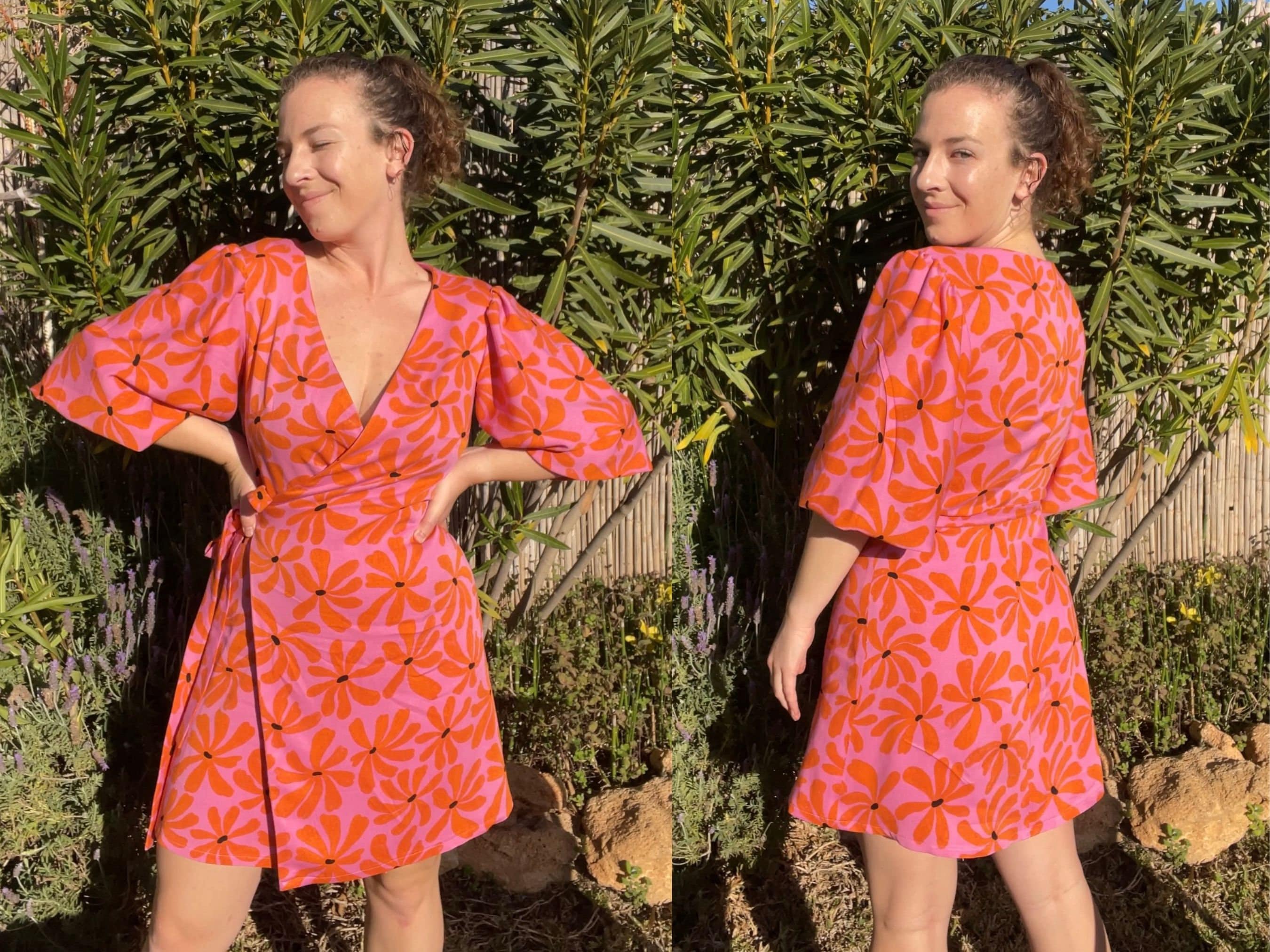Willow Wrap Dress PDF Sewing Pattern | Size Inclusive A-Q Equal to 0-30 ...