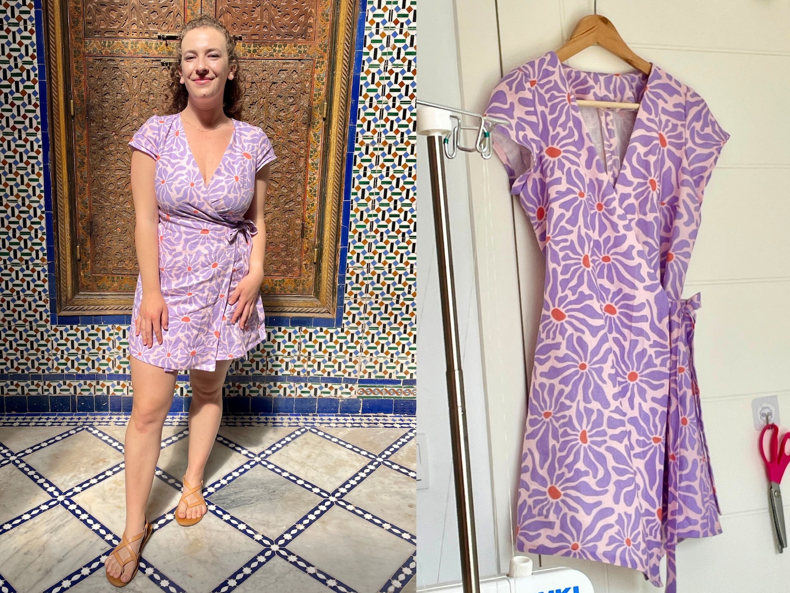 Willow Wrap Dress PDF Sewing Pattern | Size Inclusive A-Q Equal to 0-30 ...