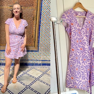 Willow Wrap Dress PDF Sewing Pattern | Size Inclusive A-Q Equal to 0-30 ...