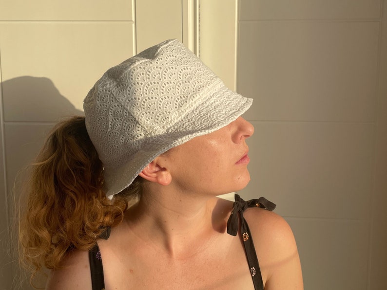 Blake Bucket Hat Pdf Sewing Pattern Ponytail Option 2 Brim - Etsy Australia