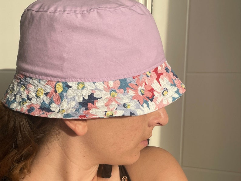 Blake Bucket Hat Sewing Pattern | Ponytail, 2 Brim Choices (digital ...