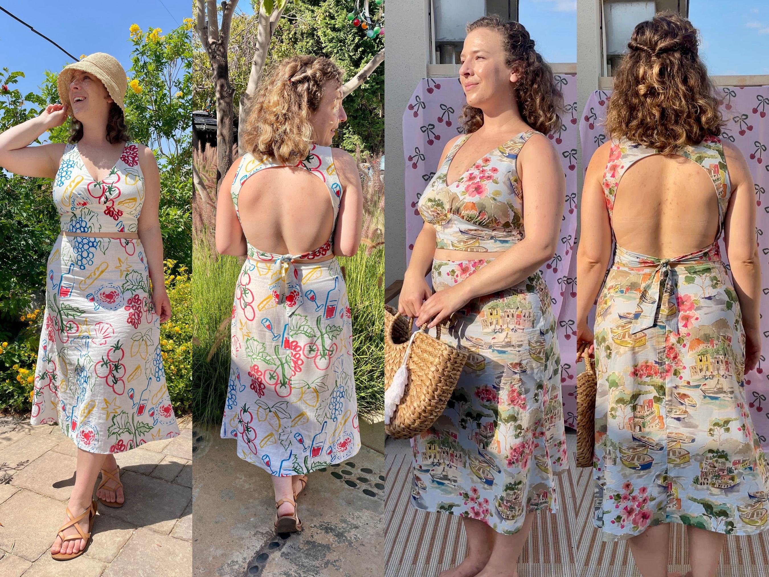 Cheri Top | Open Back Bodice | PDF Sewing Pattern | Size Inclusive AA-Q ...