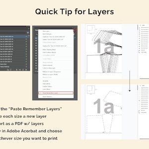 Sewing Pattern PDF Tiling Templates | Letter, A4, A0 & Projector ...