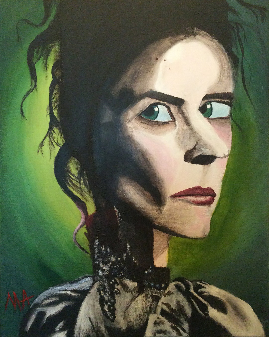 Miss Ives Poster Print/penny Dreadful Fan Art Painting/vanessa Ives ...