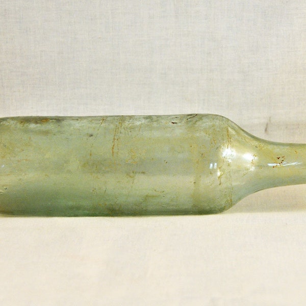 Antique Glass Torpedo Bottle - Etsy