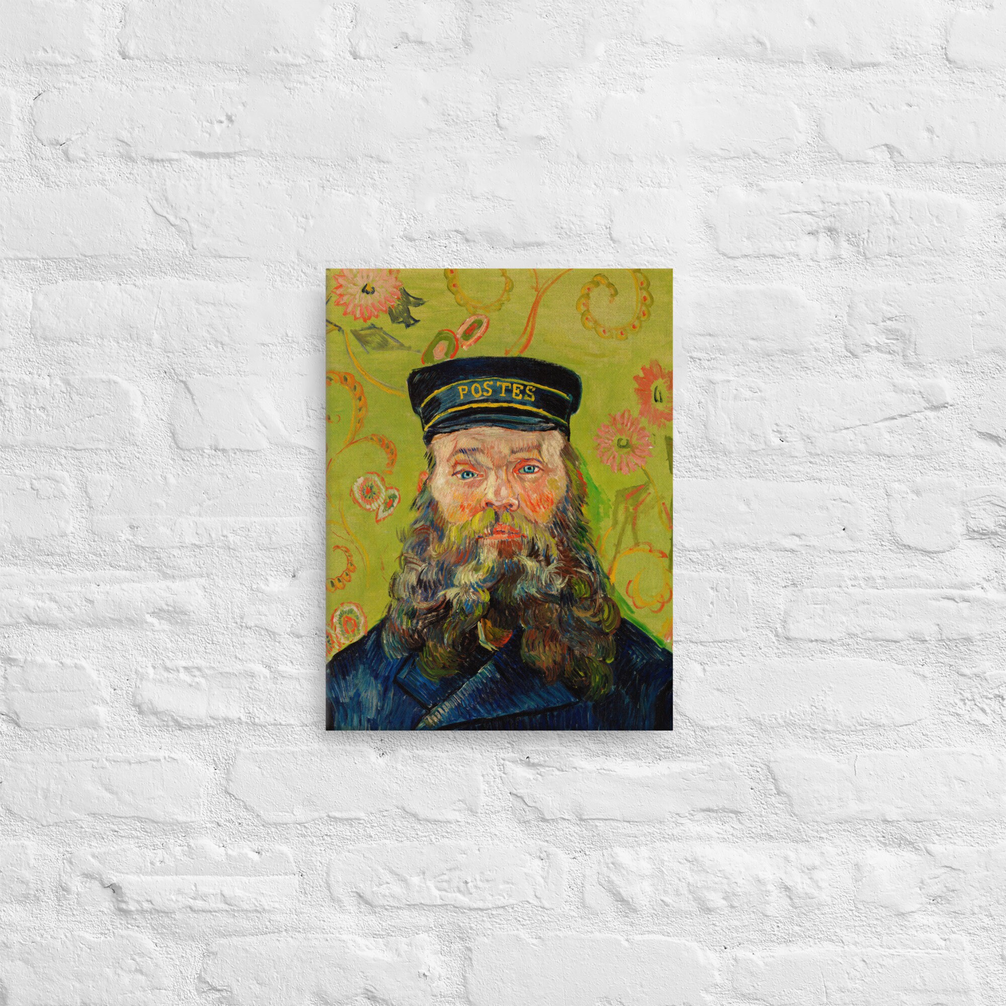 Van Gogh's the Postman on Canvas - Etsy