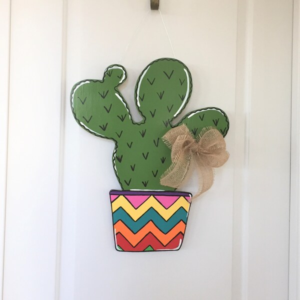 Cactus Door Hanger - Etsy