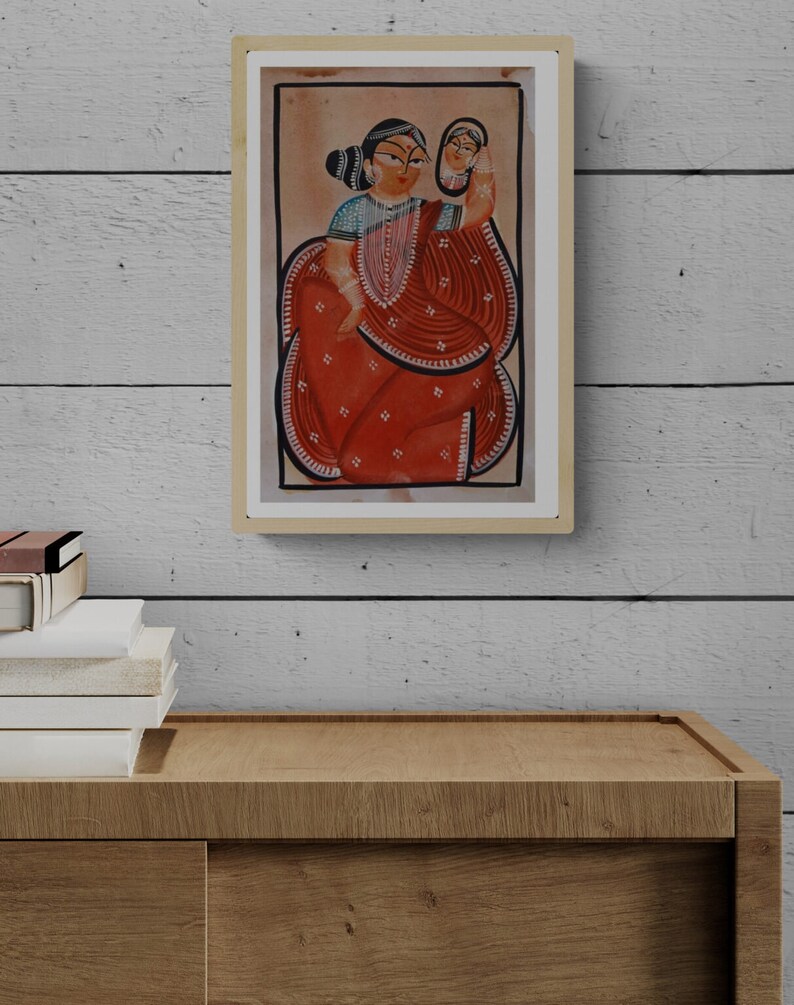 Bengal Pattachitra Art or Kalighat Patachitra Painting for Home Wall ...