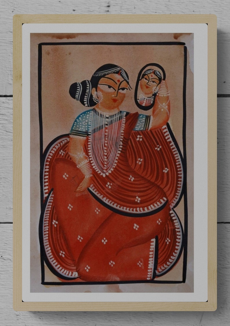 Bengal Pattachitra Art or Kalighat Patachitra Painting for Home Wall ...