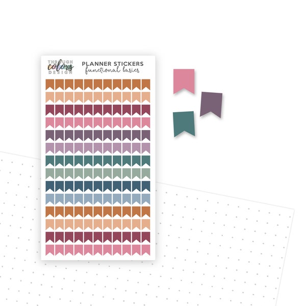 Mini Flag Stickers - Etsy