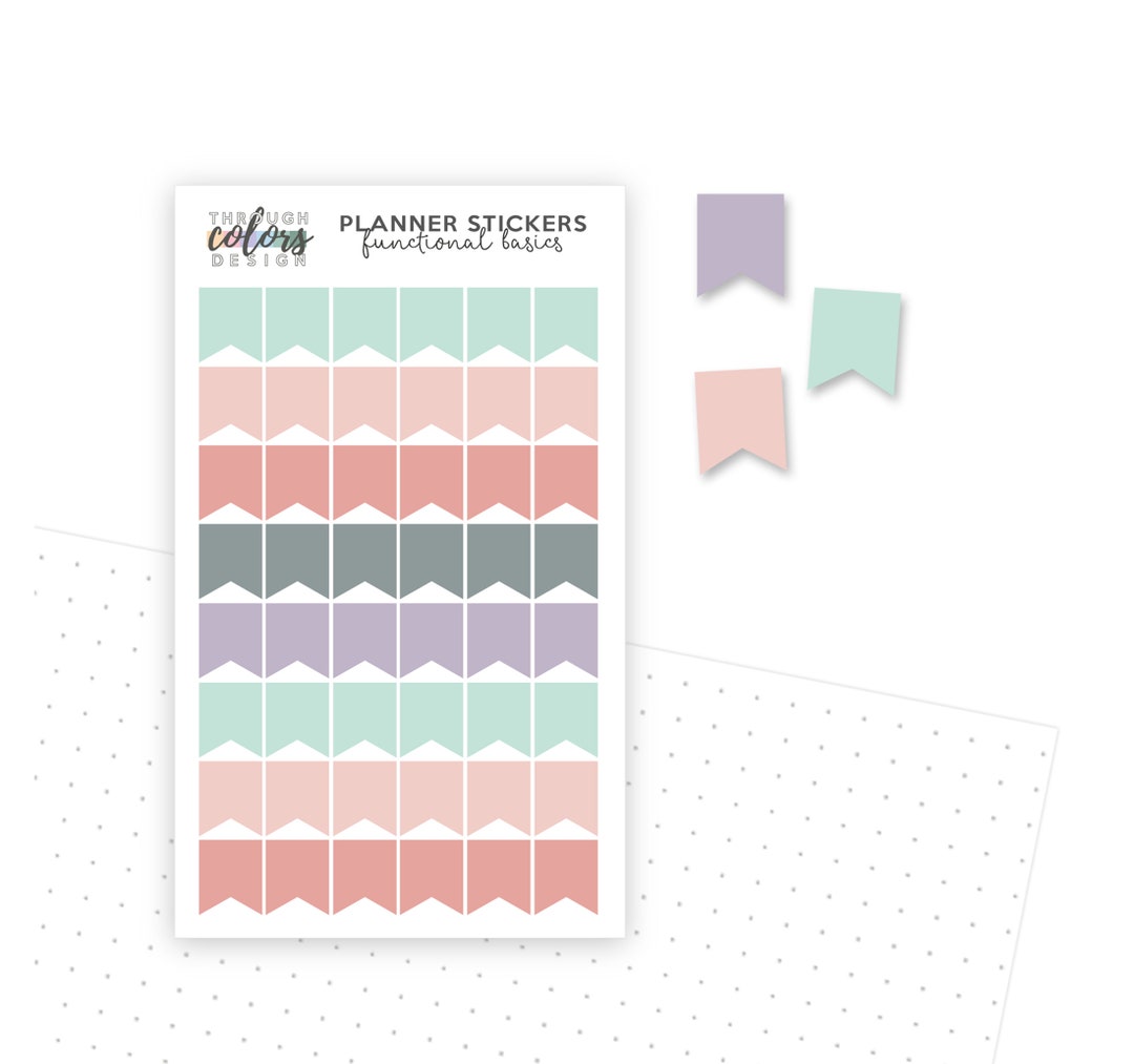Flag Stickers Functional Stickers Page Flags Mark Stickers Flag ...