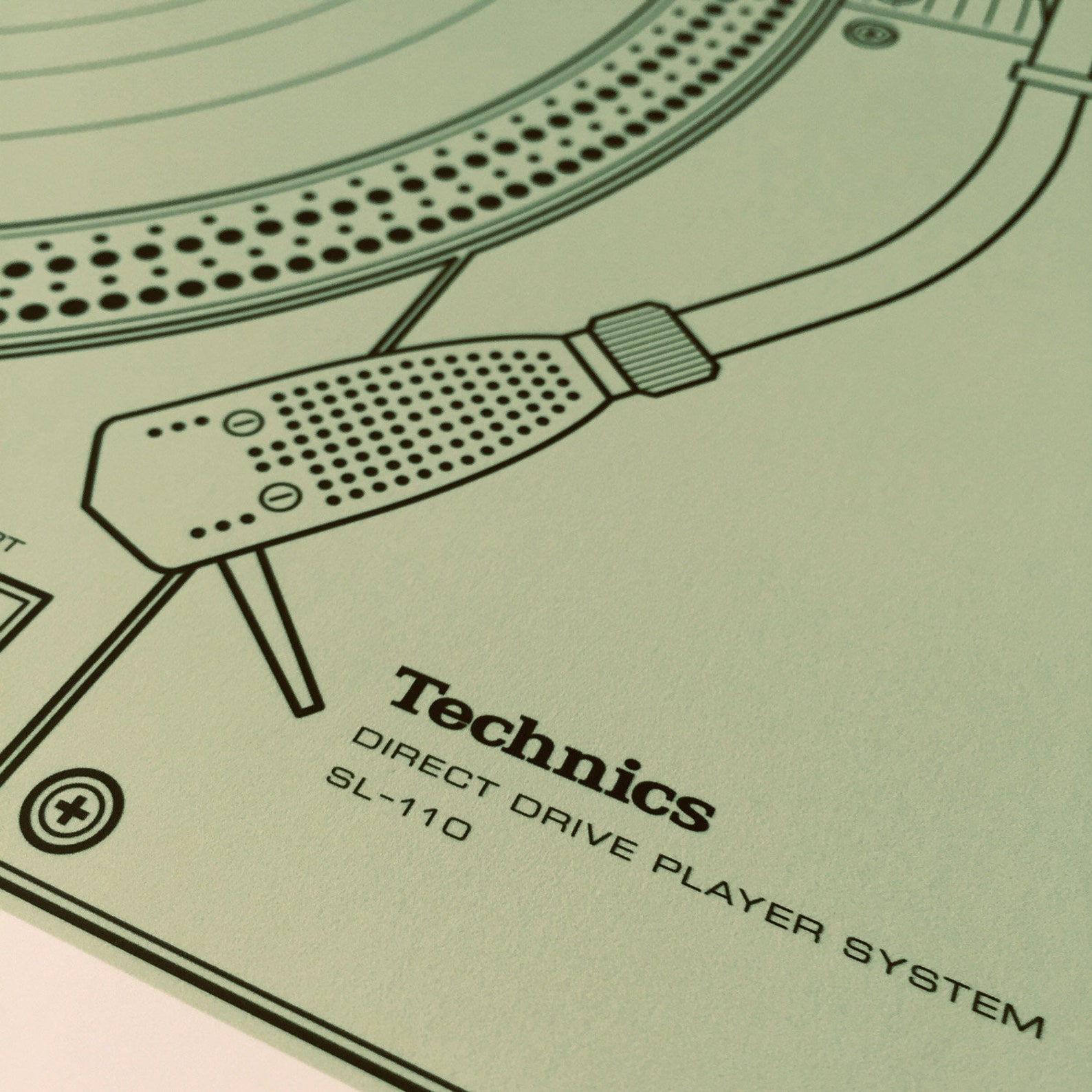 Technics SL-110 Record Player Giclée Art Poster Print - Etsy