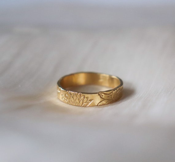 Multiple Birth Flowers Ring Personalised Ring Family Ring Dainty Ring Gold Ring Rose Ring Flower Rings Stackable Rings Etsy