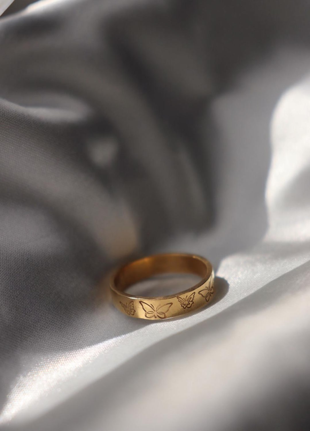 Flying Butterfly Ring: 18k Gold Vermeil or Sterling Silver - Etsy