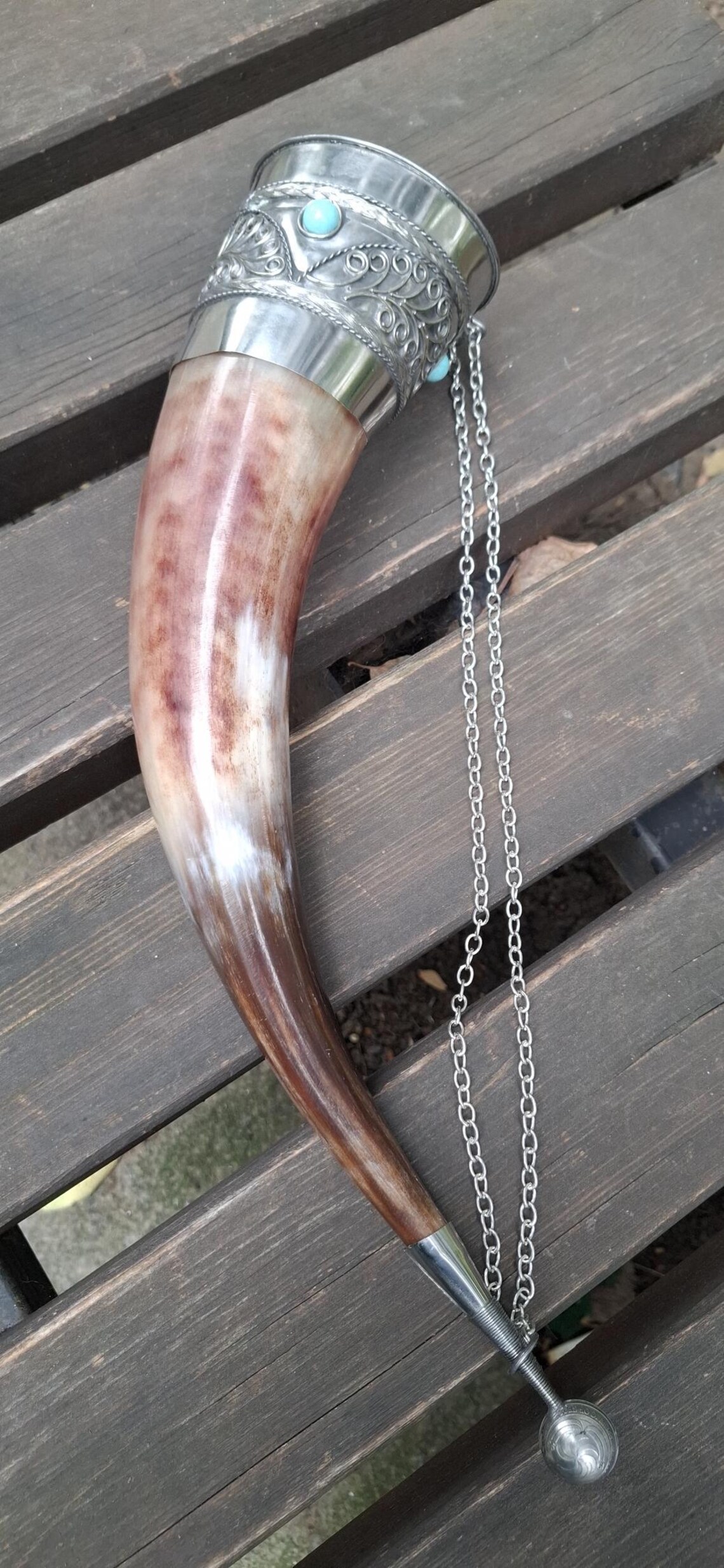 Handmade Drinking Horn. Handmade Horn. - Etsy