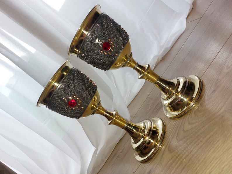 LOT OF 2. Handcrafted Goblet - Etsy