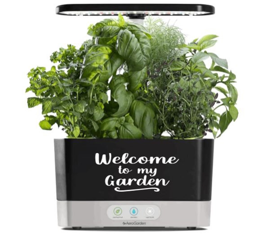 Fun Hydroponics Decorative Decal / Sticker Welcome to My Garden 4 ...
