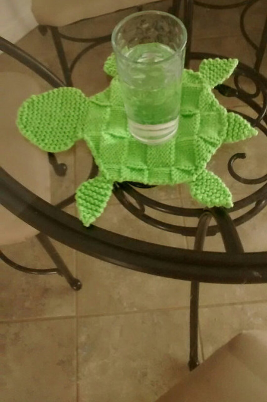 Sweet Sea Turtle Centerpiece / Coaster/ Wall Hanging/ Table Décor Home ...