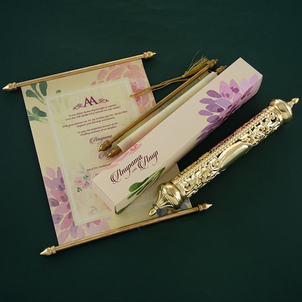 Scroll Invitations - Etsy