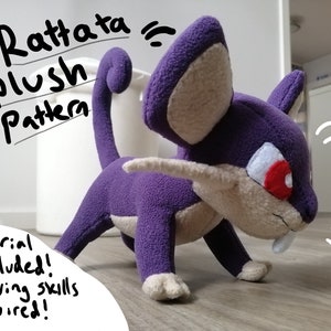 rattata plush pattern