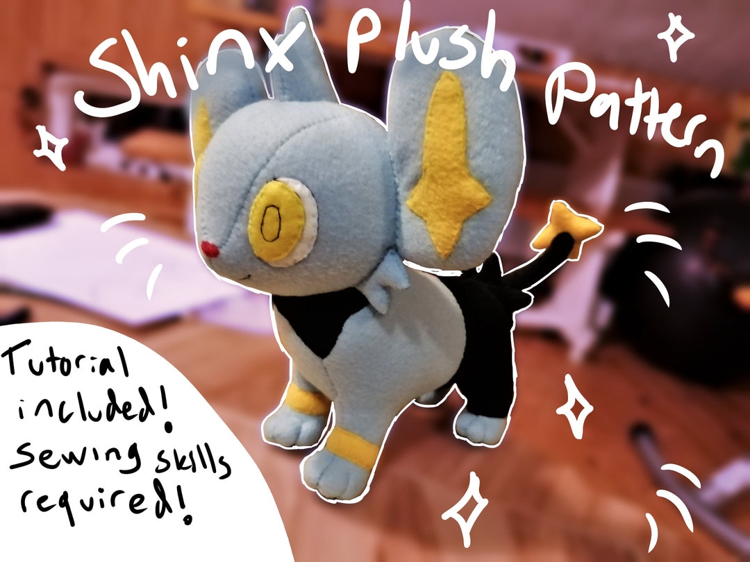 Shinx, Pokemon Inspired Plushie Pattern PDF - Etsy