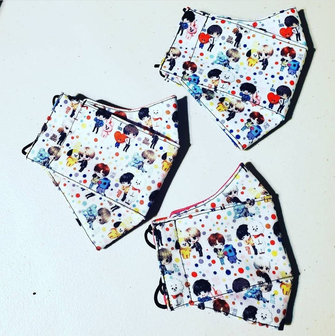 BTS Mask - Etsy