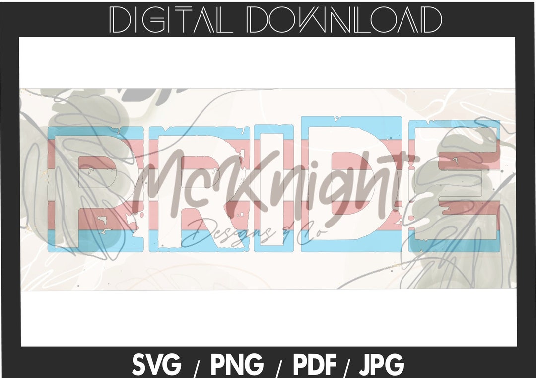 Digital Download Distressed Transgender Pride Flag Svg, Studio3, Png ...
