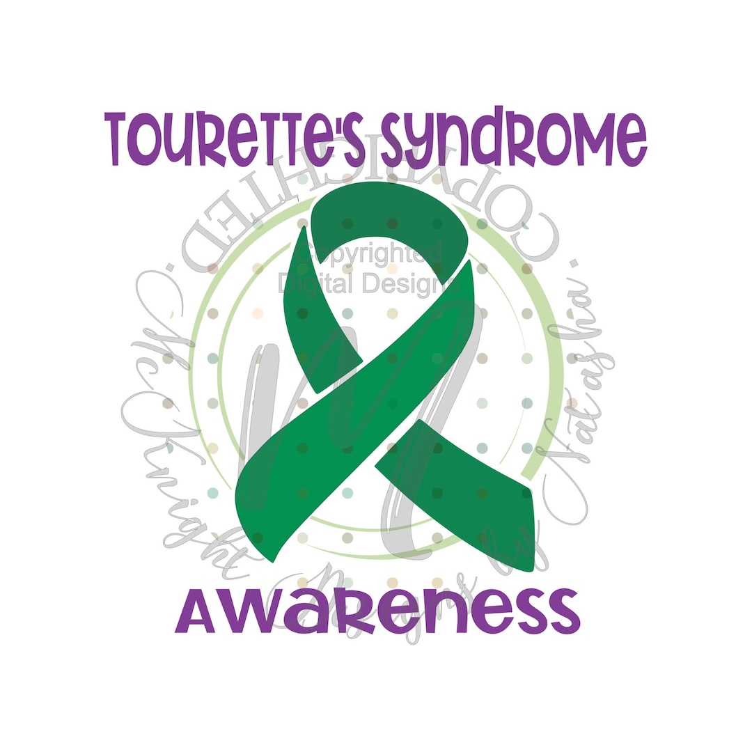 DIGITAL DOWNLOAD Image SVG File Tourette's Syndrome Awareness Ribbon ...