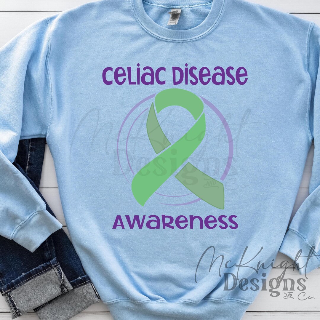 Celiac Disease Awareness Ribbon PNG May Awareness Digital Download ...