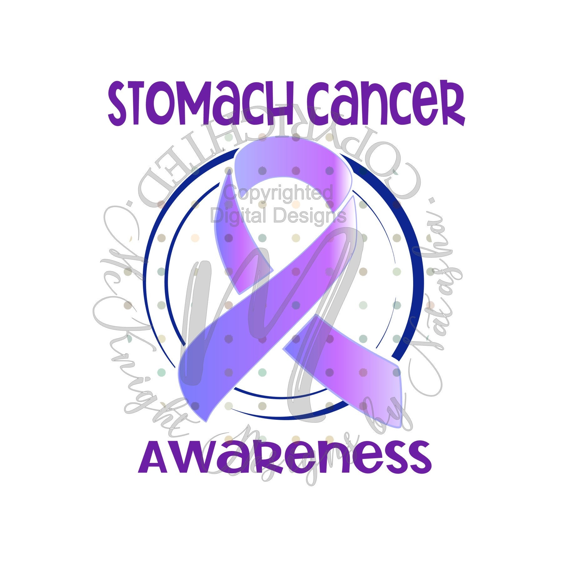 Drawing & Illustration Digital Survivor Hope Warrior Ovarian Cancer ...