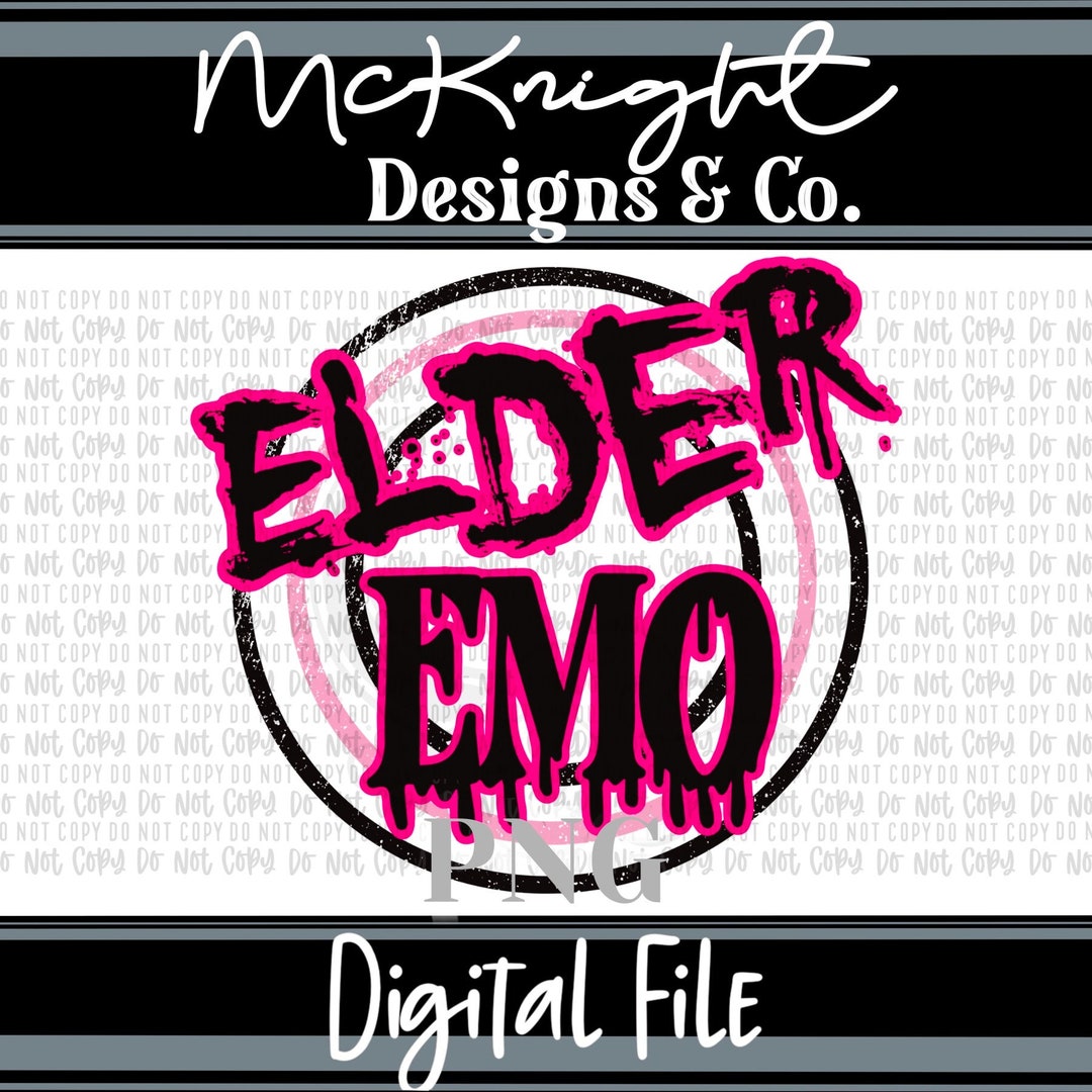 Digital PNG Design Elder Emo Circles - Etsy