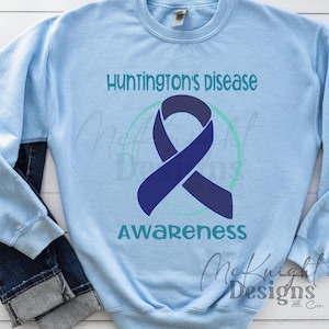 DIGITAL DOWNLOAD Image PNG File - Huntington's Disease Awareness Ribbon ...
