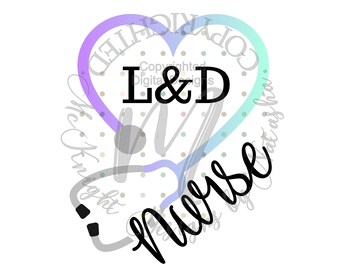 L&d Nurse Svg - Etsy