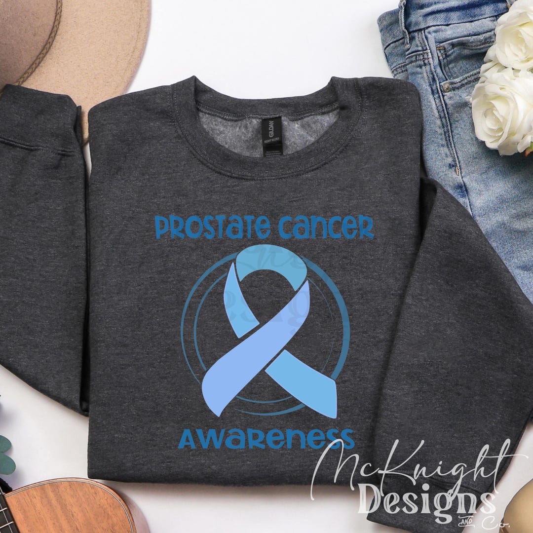 Prostate Cancer Awareness Ribbon PNG September Light Blue Digital ...