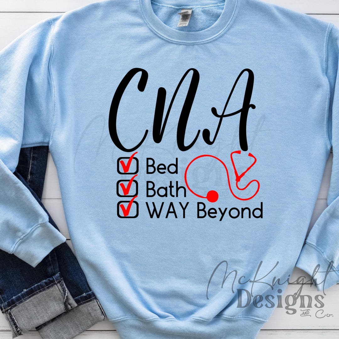 CNA Bed Bath Beyond SVG PNG | Funny Certified Nurse Assistant Cut File ...