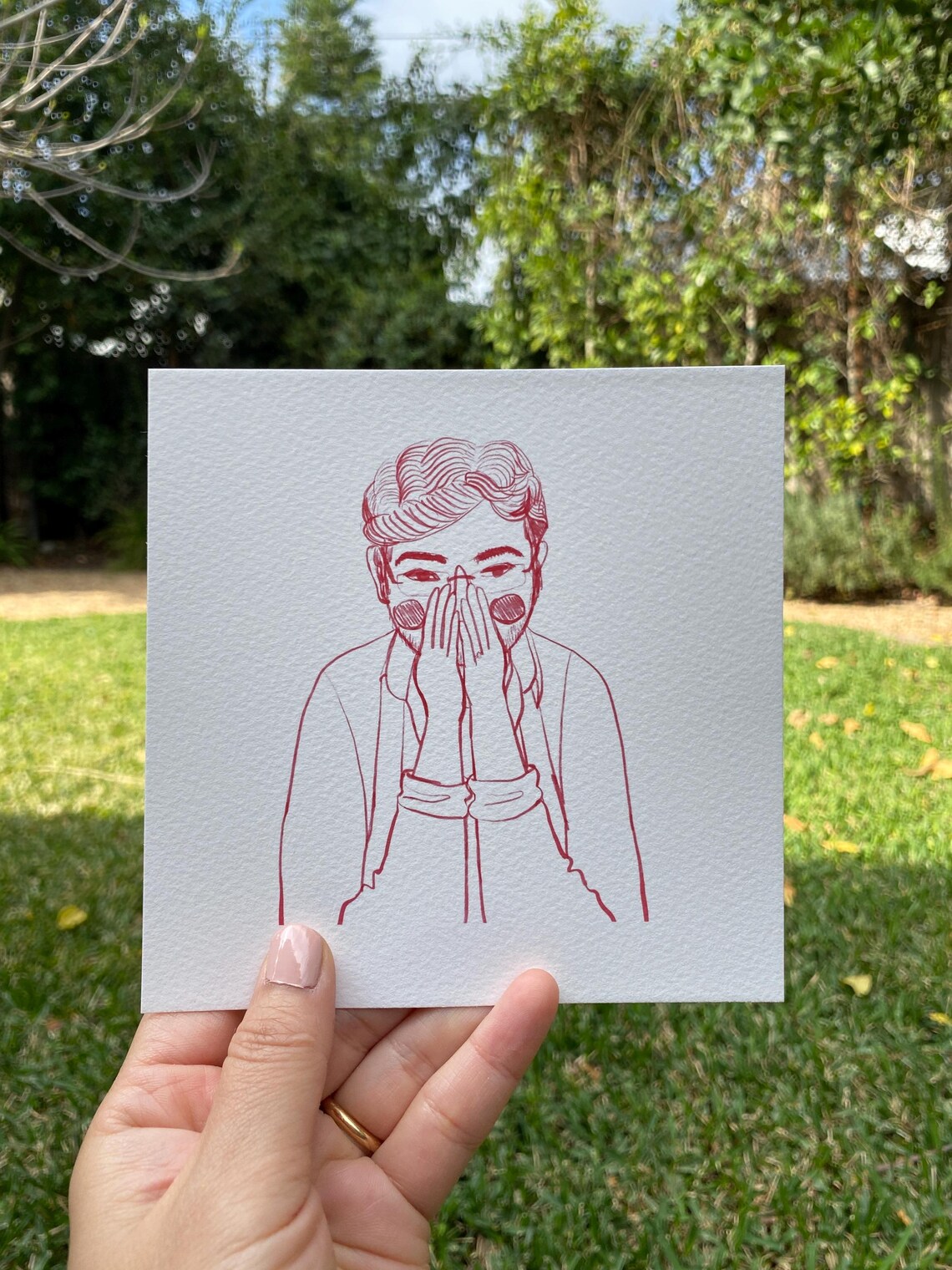 GBBS Winner Rahul Illustration, Great British Baking Show/gbbo Series 8 ...