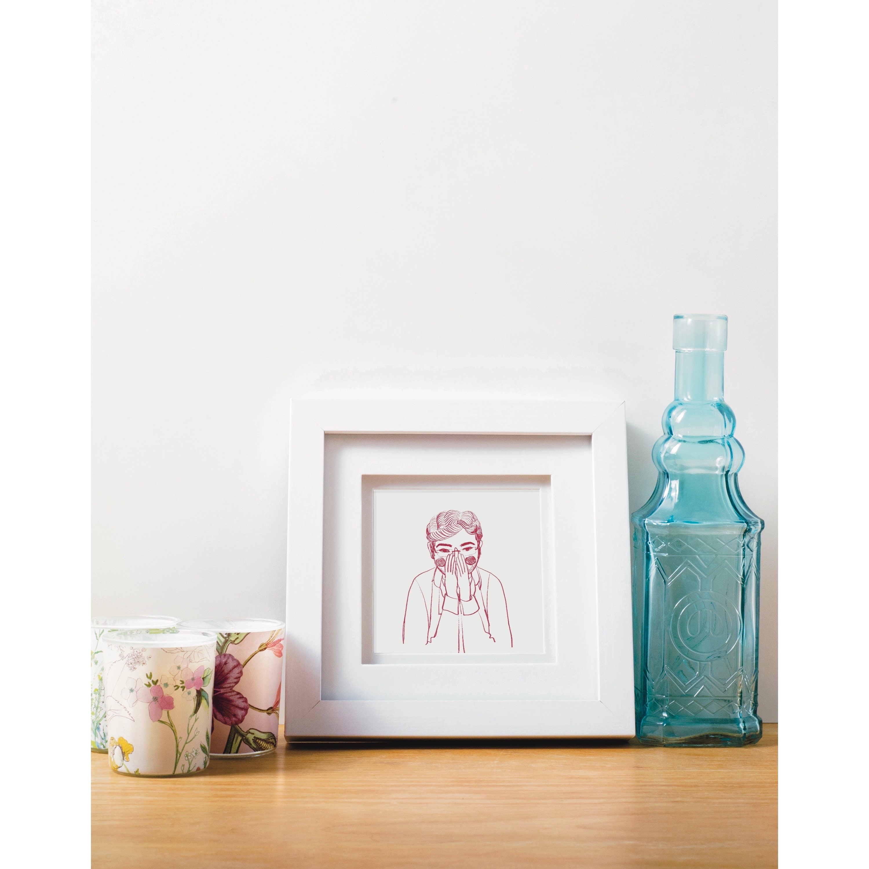 GBBS Winner Rahul Illustration, Great British Baking Show/gbbo Series 8 ...