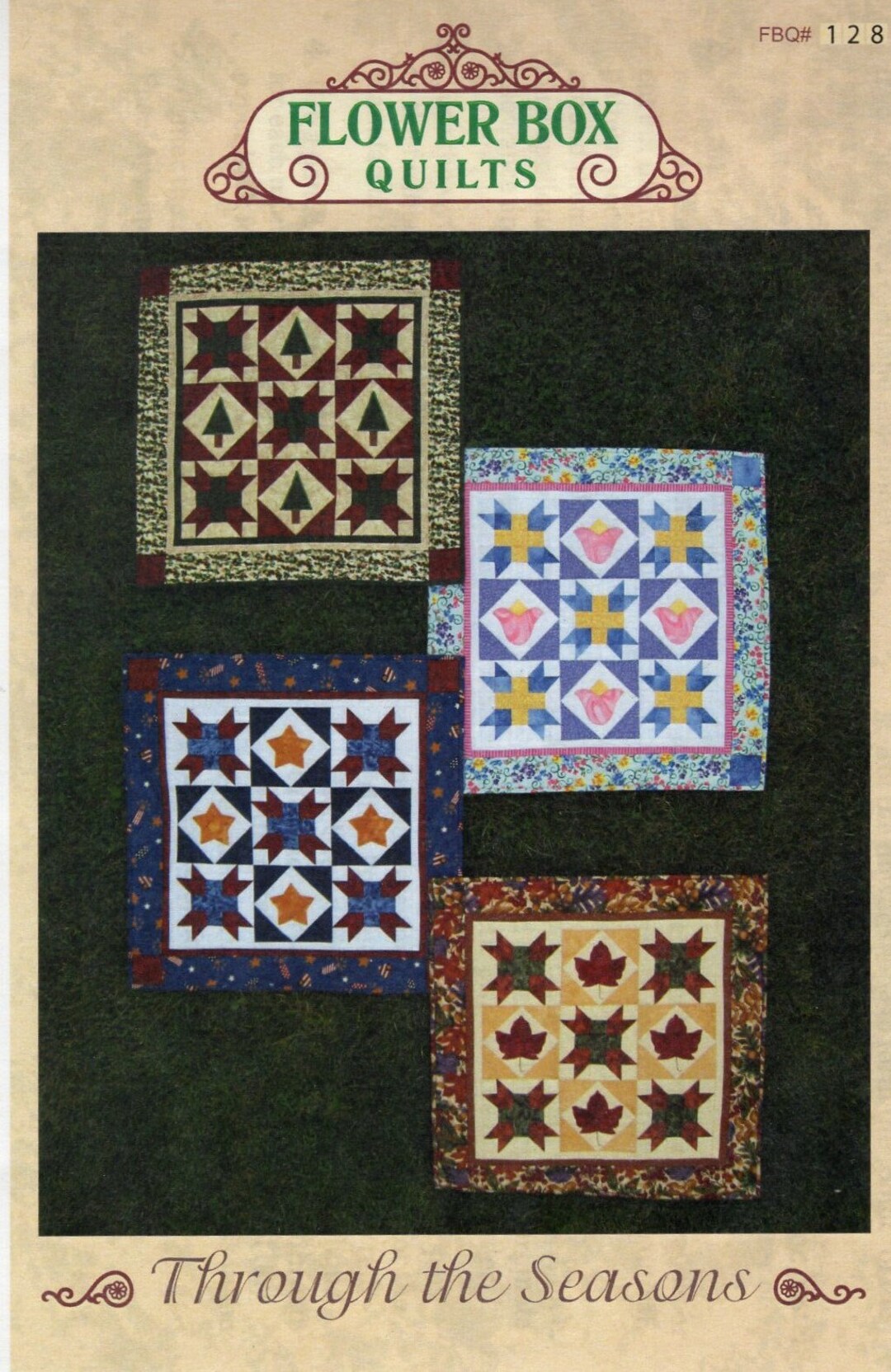 Through the Seasons, by Flower Box Quilts - Winter, Spring, Summer Fall ...
