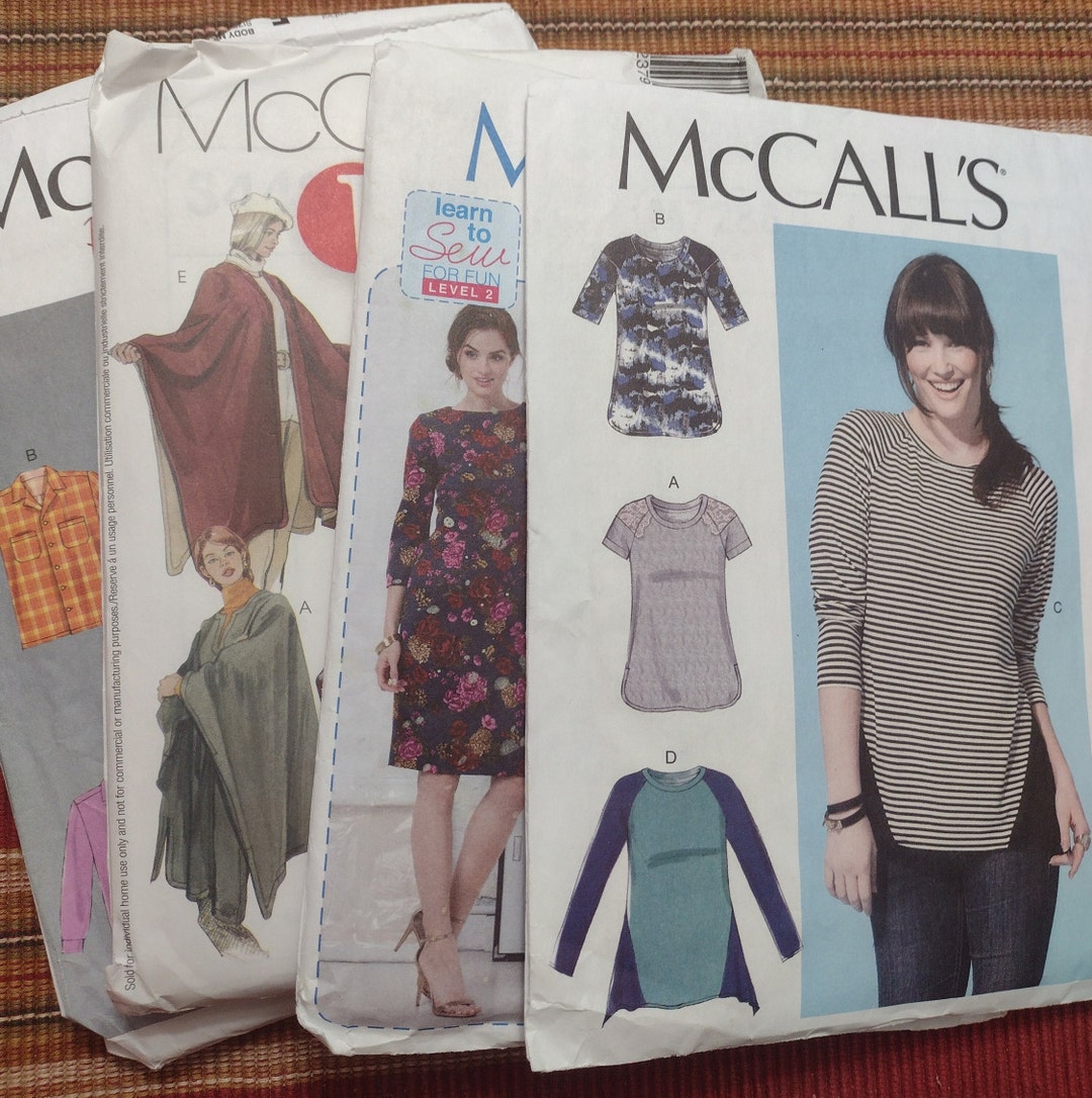 2 Different Mccall's Plus Size Patterns. , M7861, 3448, - Etsy