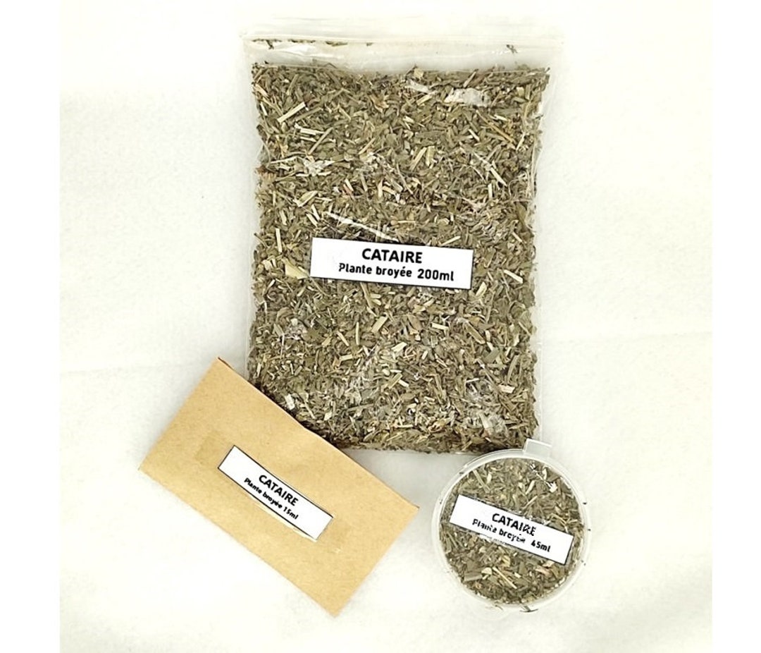 Herbes à chat naturelles séchées : cataire, racine valériane et ...