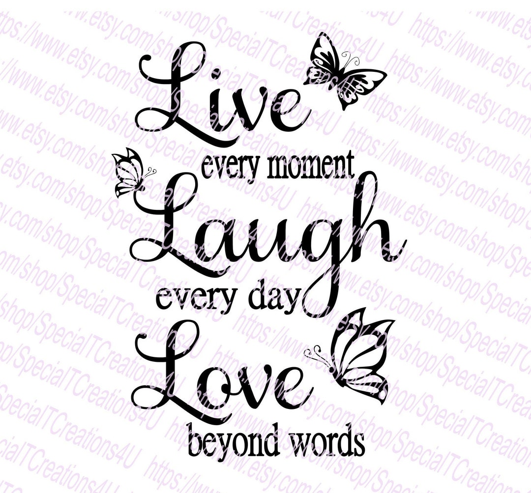Live Laugh Love - Digital File - Etsy