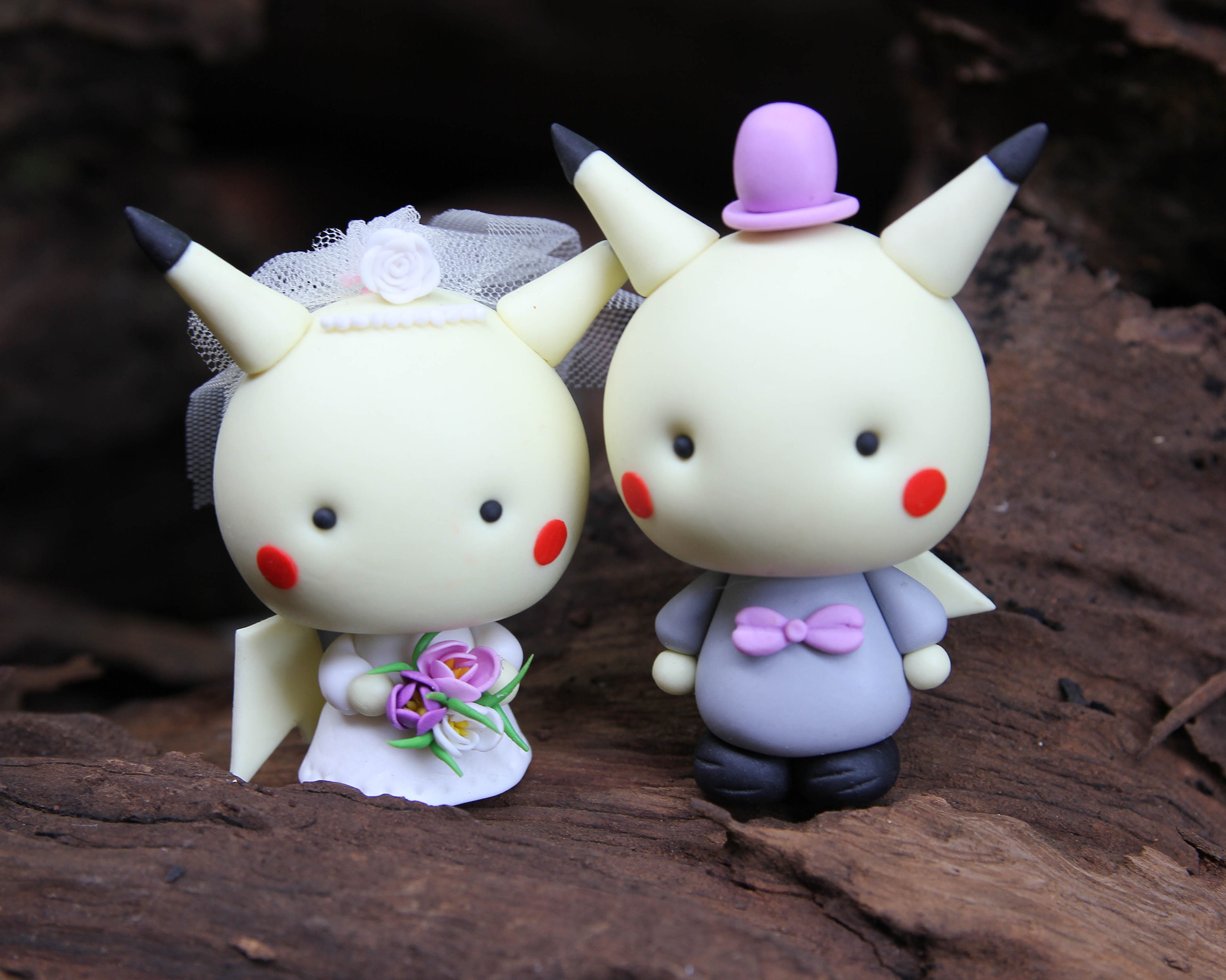 Pokemon Wedding Cake Toppers
