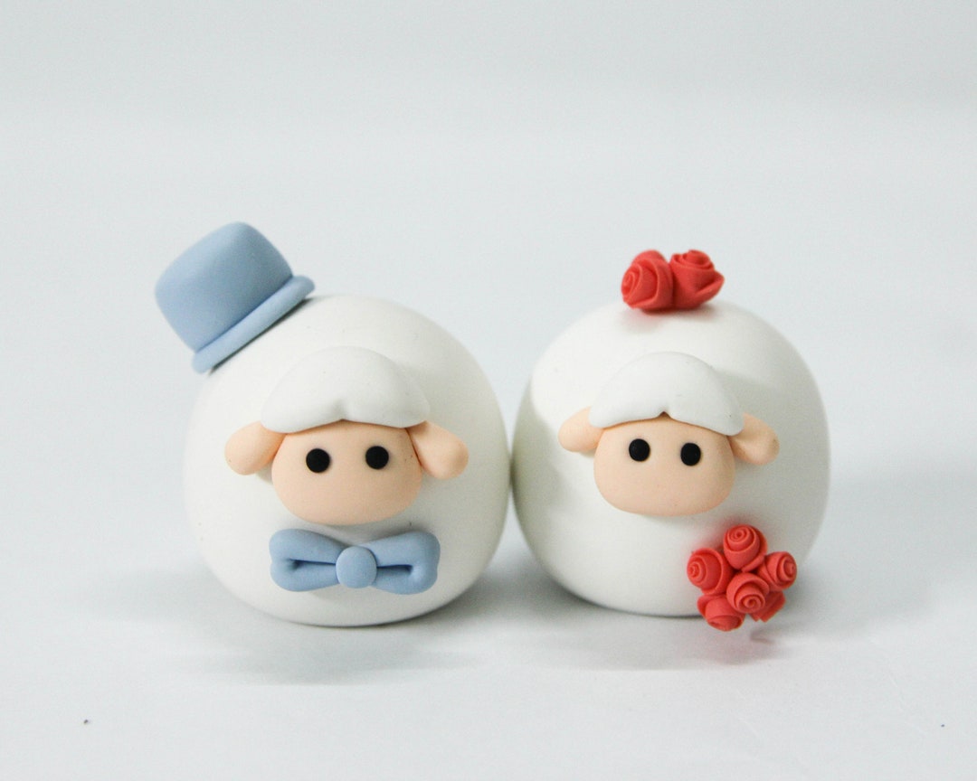 Sheep Wedding Cake Topper, Farmers Wedding Cake Topper, Sheep Wedding ...