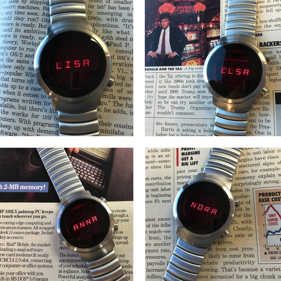 Vintage Custom Name LED OVO Classic Retro 1970 Style Stop Production ...